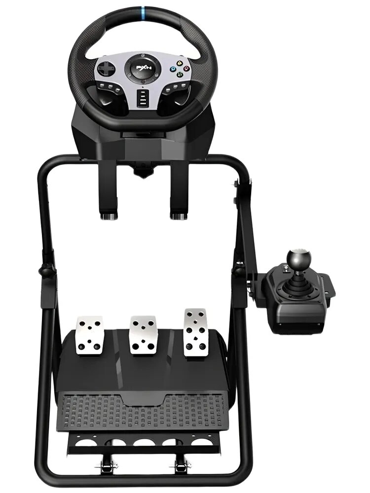 Игровой руль PXN для PS4/PS5 с педалями и коробкой передач, виброотдача