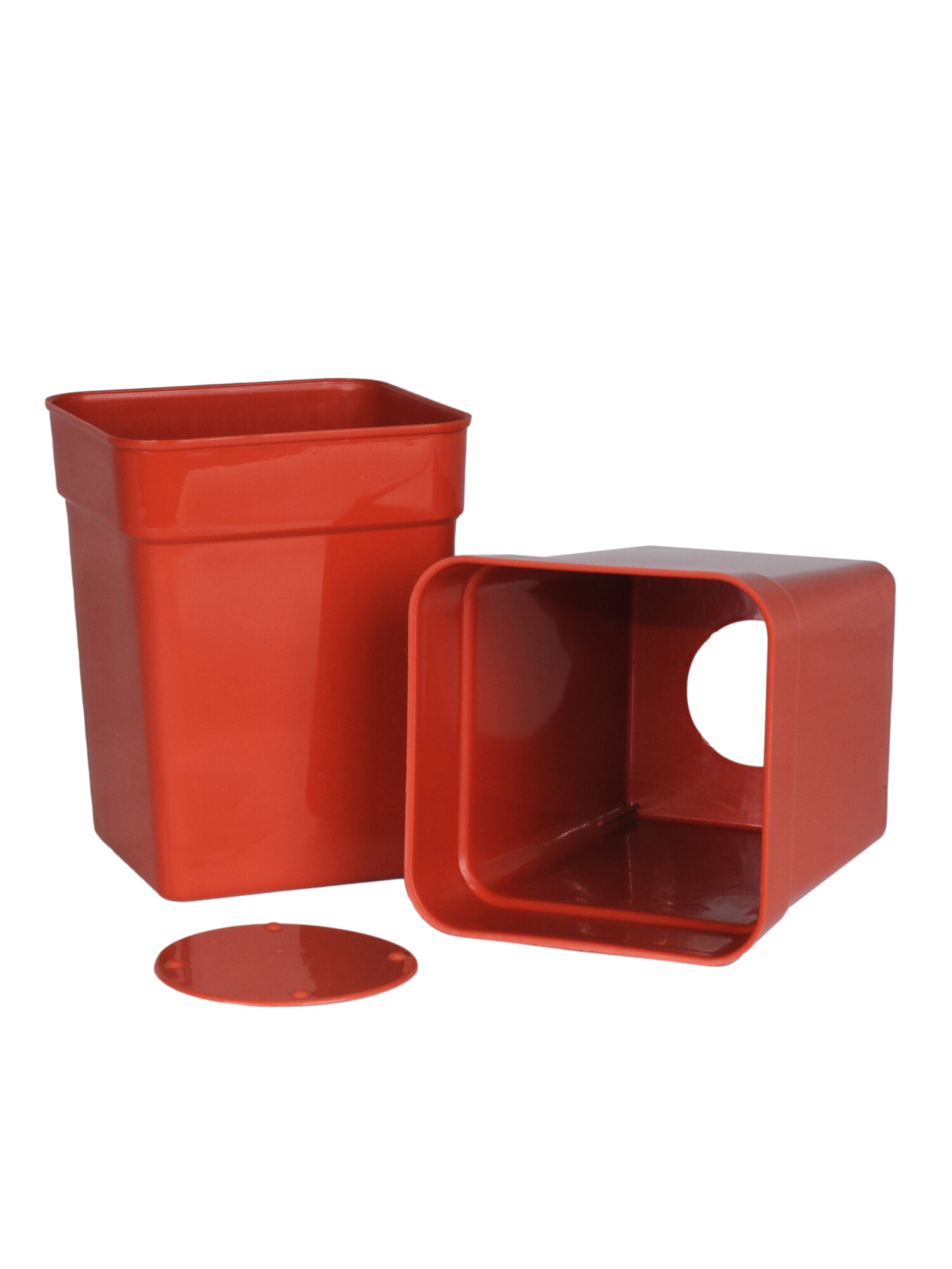 Стаканы под рассаду, терракот, 700мл, 10шт