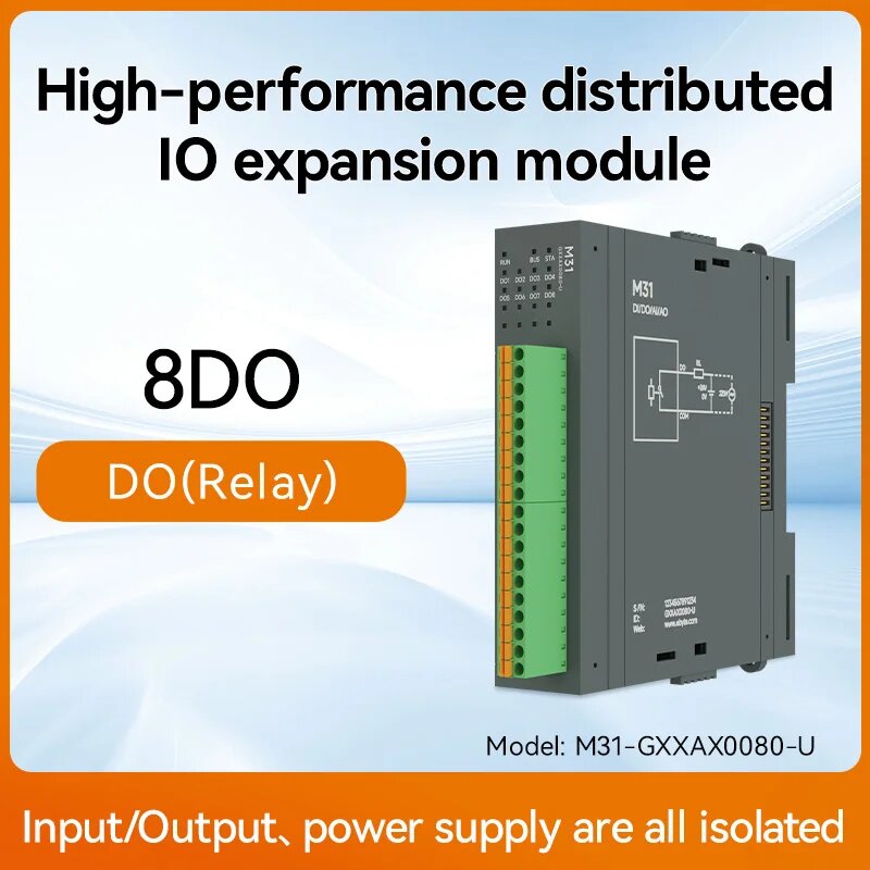 Распределённый модуль ввода-вывода RS485 CDEBYTE M31-U Modbus