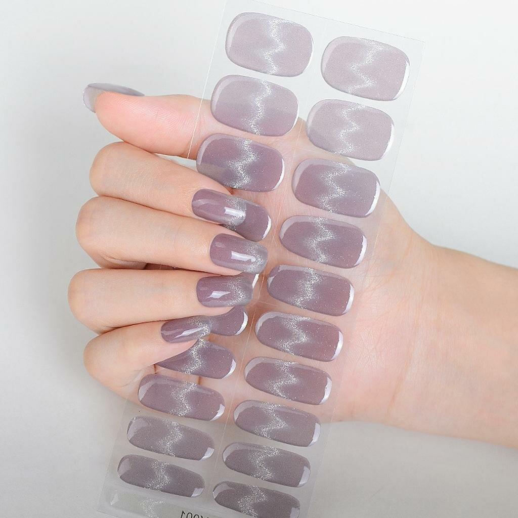 Градиентные самоклеящиеся наклейки для ногтей, JMY015