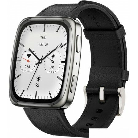 Умные часы Amazfit Active 2S (черный), синхронизация с Android/iOS, AMOLED 1.75", Bluetooth 5.2