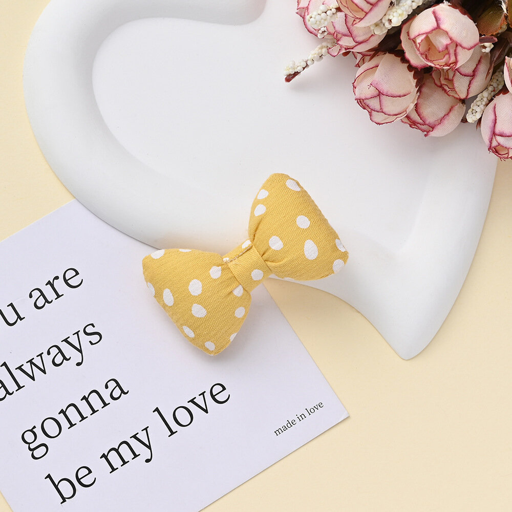 Трёхмерный бантик вафельного цвета с хлопковым наполнителем, аксессуар для волос, детали для рукоделия, декоративные элементы для одежды кукол, материалы для украшения шляп, креативный набор материало