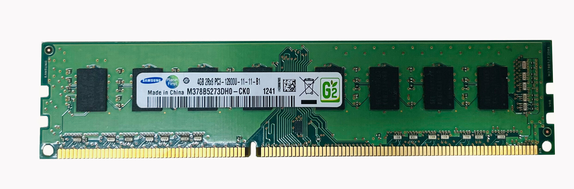Оперативная память "Samsung", DDR3, зеленый, 4GB, 1 упаковка