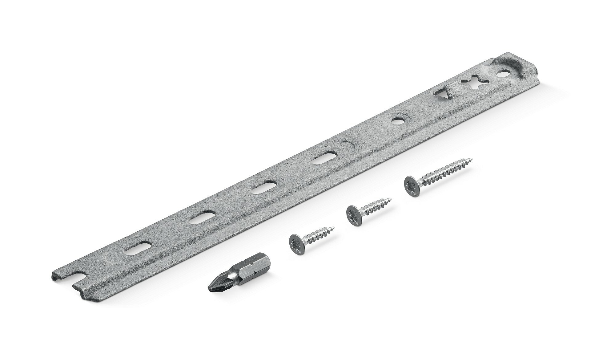 ЗУБР Планка-Волна Антиблик 190 мм, крепеж для фасадной и террасной доски, термодиф. покрытие, с саморезами и битой, 50 шт, Профессионал (307031-190)