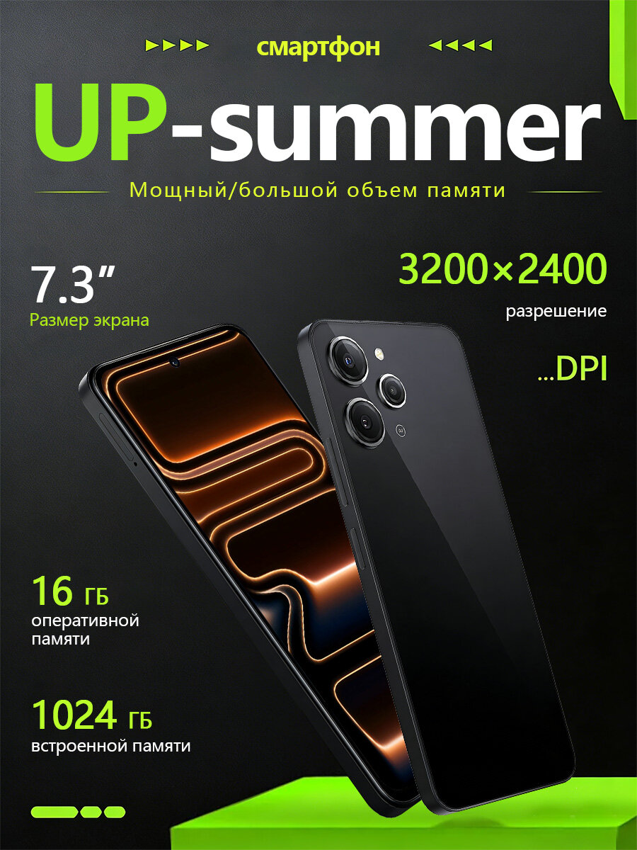 Смартфон 16/1024 ГБ, разблокировка с распознаванием лиц, 8-ядерный процессор, 108 МП+50 МП