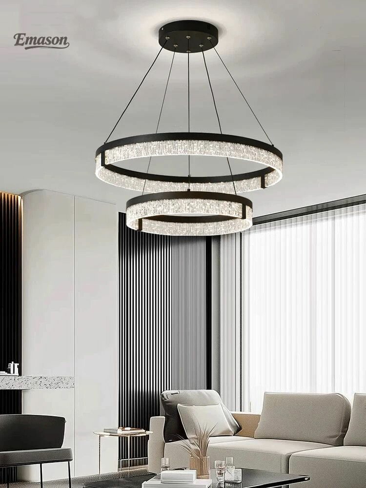 Люстра потолочнаялюстра потолочная светодиодна /люстра Cassina Y01-2 Современный минимализм по-итальянски/С дистанционным управлением, плавная регулировка яркости 86 Вт Длина 800 мм.