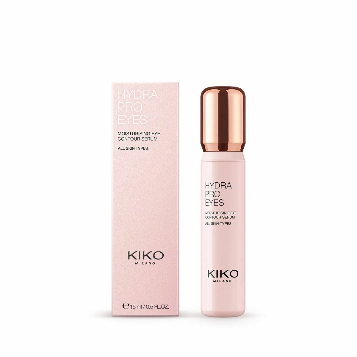 KIKO MILANO Увлажняющая сыворотка для глаз с гиалуроновой кислотой. 48-часовое увлажнение hydra pro eyes 15мл