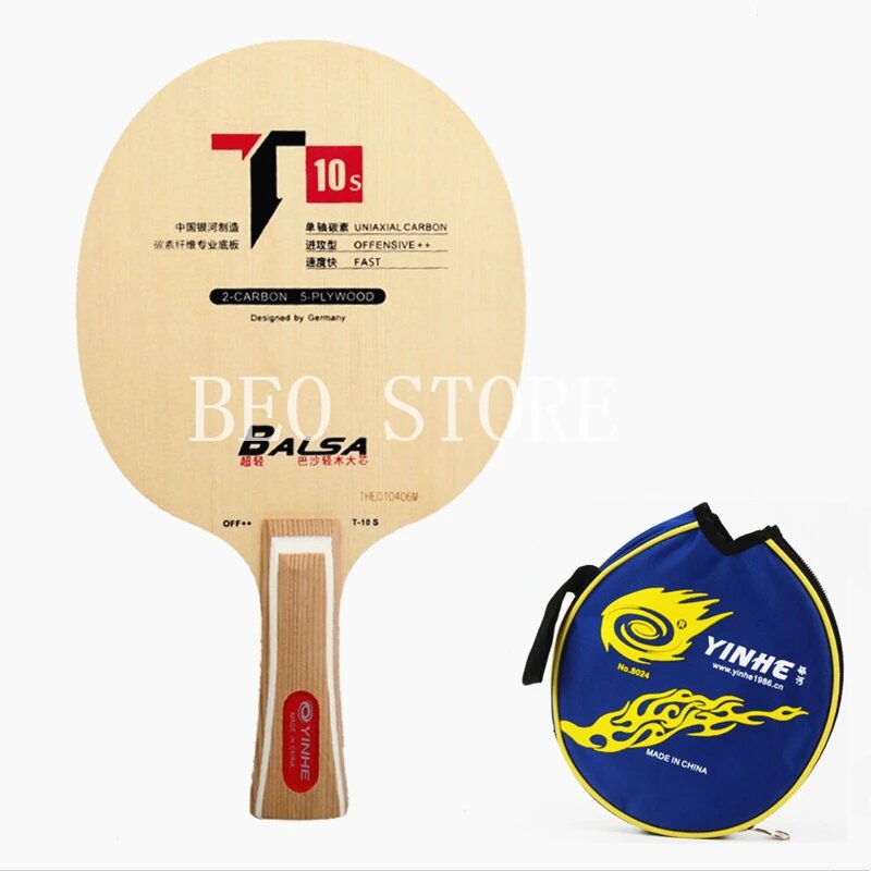 Оригинальное углеродное лезвие для настольного тенниса Galaxy Yinhe T10S T-10S Cypress Balsa для пинг-понга