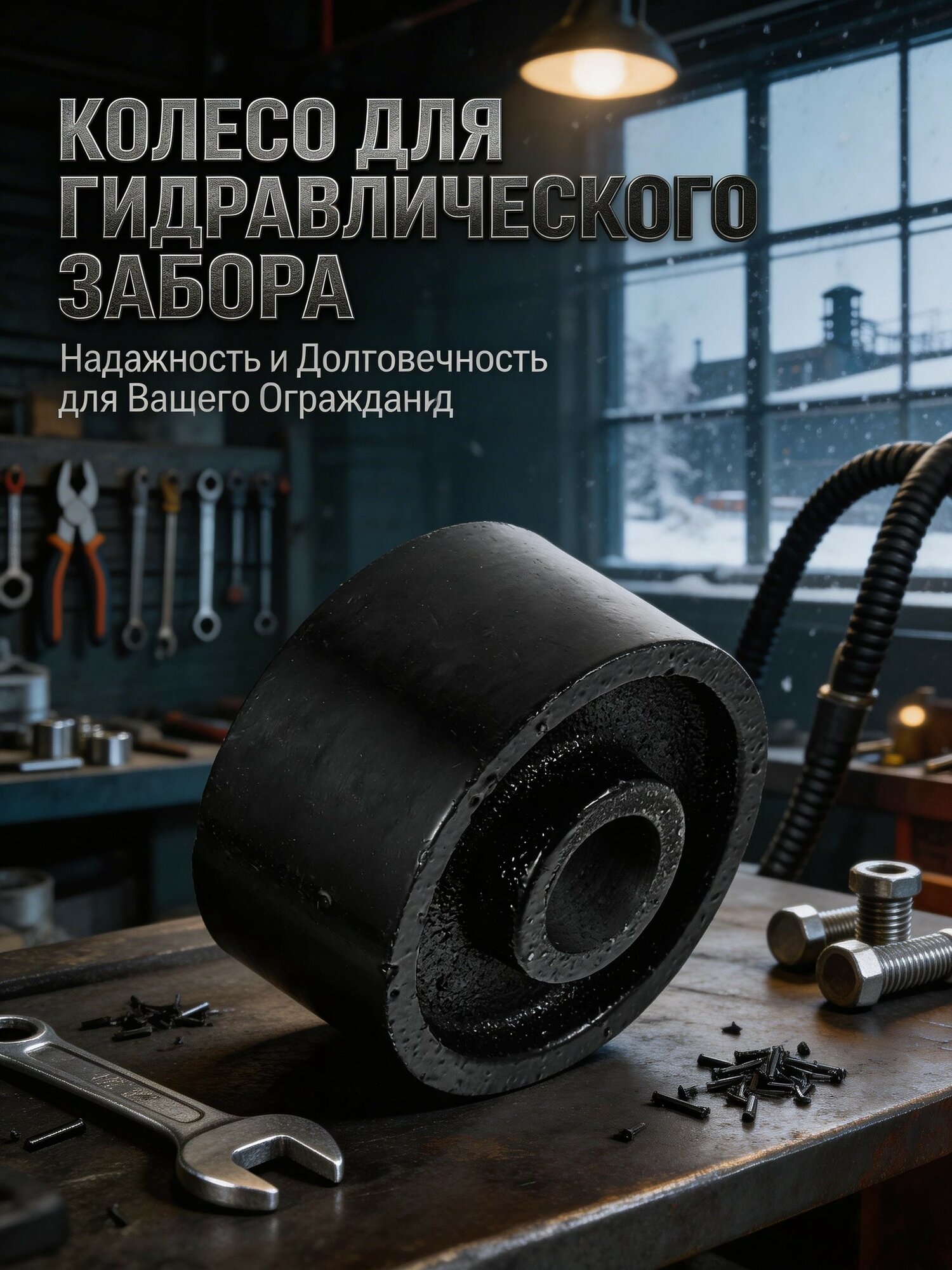 Переднее поворотное колесо для гидравлического горизонтального домкрата, стальной сменный элемент с точной обработкой для удобной установки и устойчивости