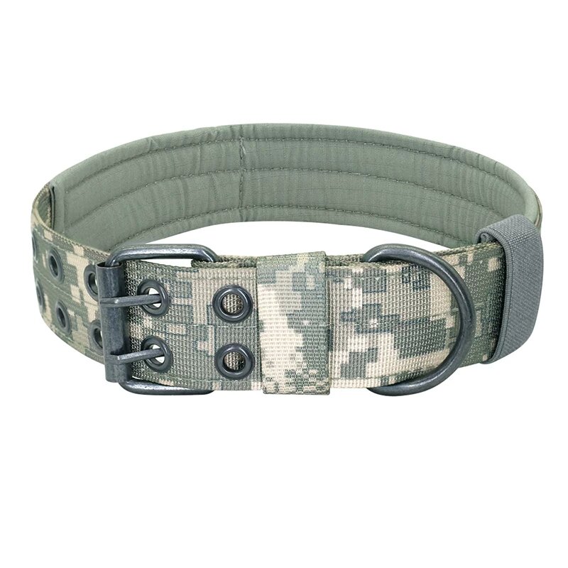 Большой тактический ошейник для собак, лабрадор, золотой ретривер, принадлежности для собак среднего размера, прочный и