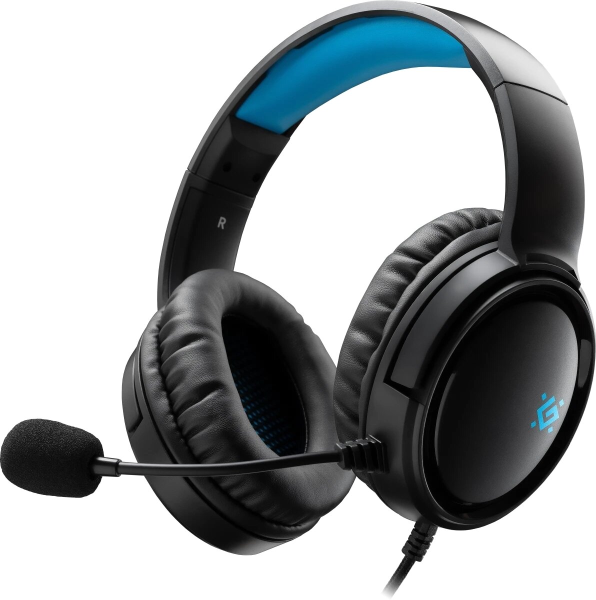 Гарнитура проводная игровая Defender Abyss черный, провод 2 м