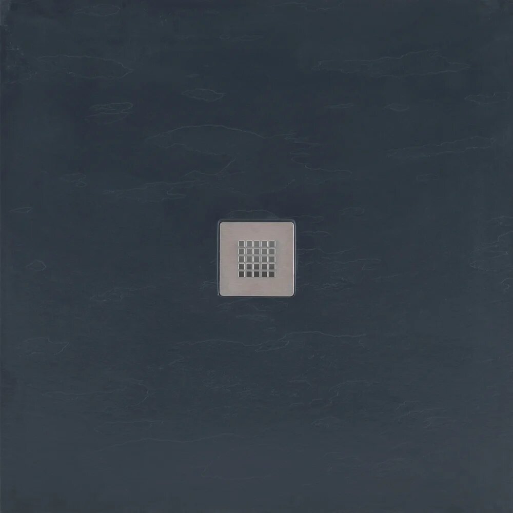 Поддон для душа Aquanet Pleasure NEW 001.1B 100x100 см, черный, квадратный, низкий, с антискользящим покрытием, российский