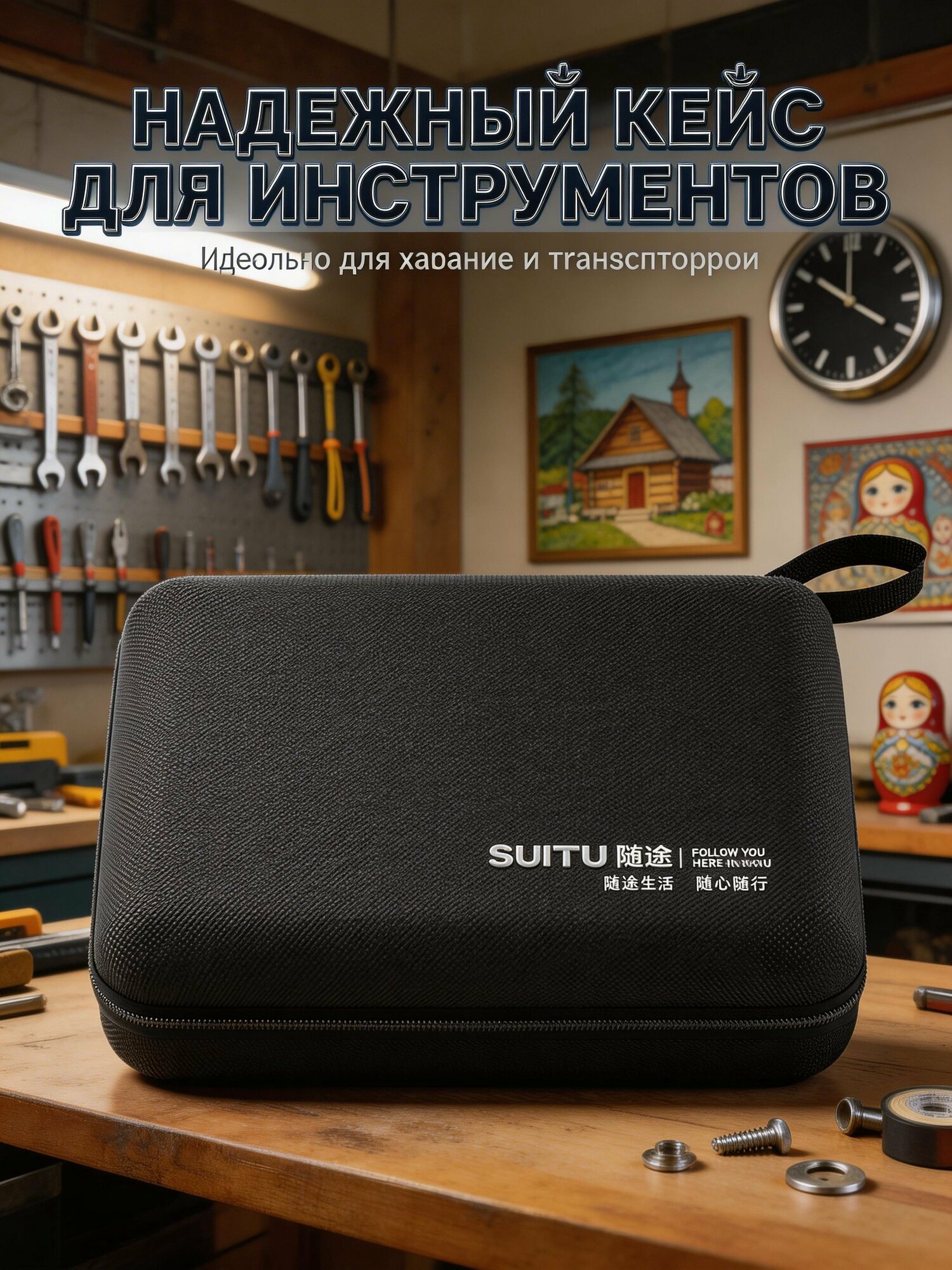 Сумка-кейс, малая для хранения и транспортировки инструментов