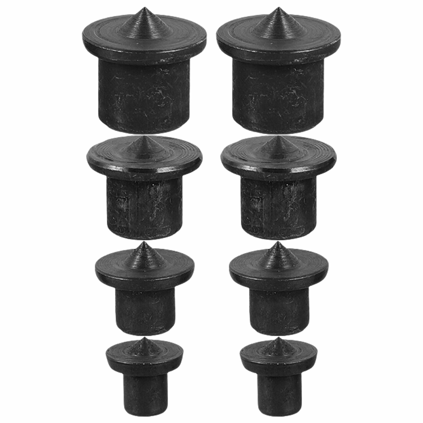 Деревянные дюбели, гвозди, для позиционирования мебели, круглых дюбелей, позиционеры для столешниц из массива дерева, 8 шт. (черные)