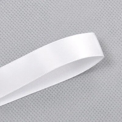 YAMA атласная лента 6 9 13 16 19 22 мм набор цветов Белый, white 029, 6mm