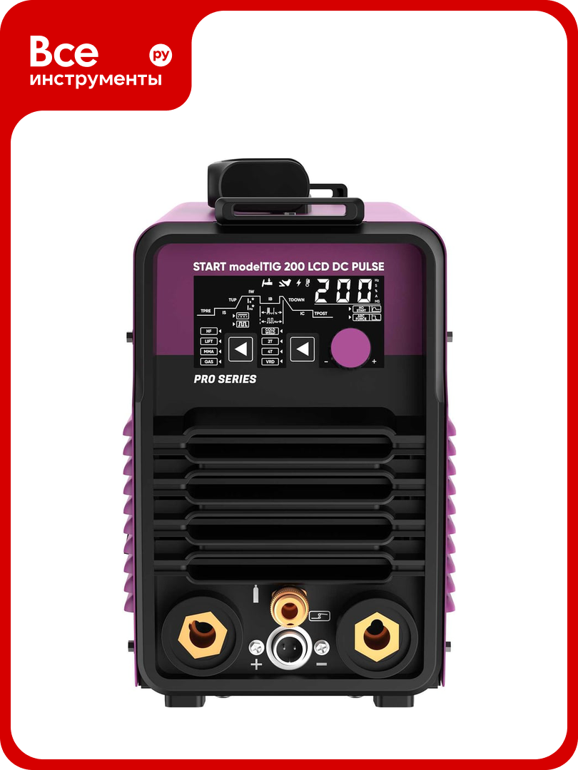 Установка аргонодуговой сварки Start Modeltig 200 lcd dc pulse 3W200PL