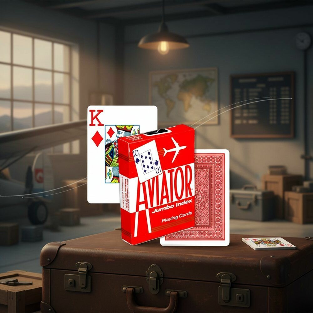 Карты "Аviator Jumbo Index Red"