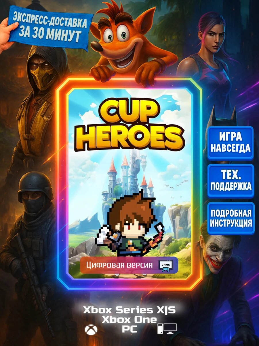 Cup Heroes Series X|S, One, PC Цифровая версия игры | Доставка на почту