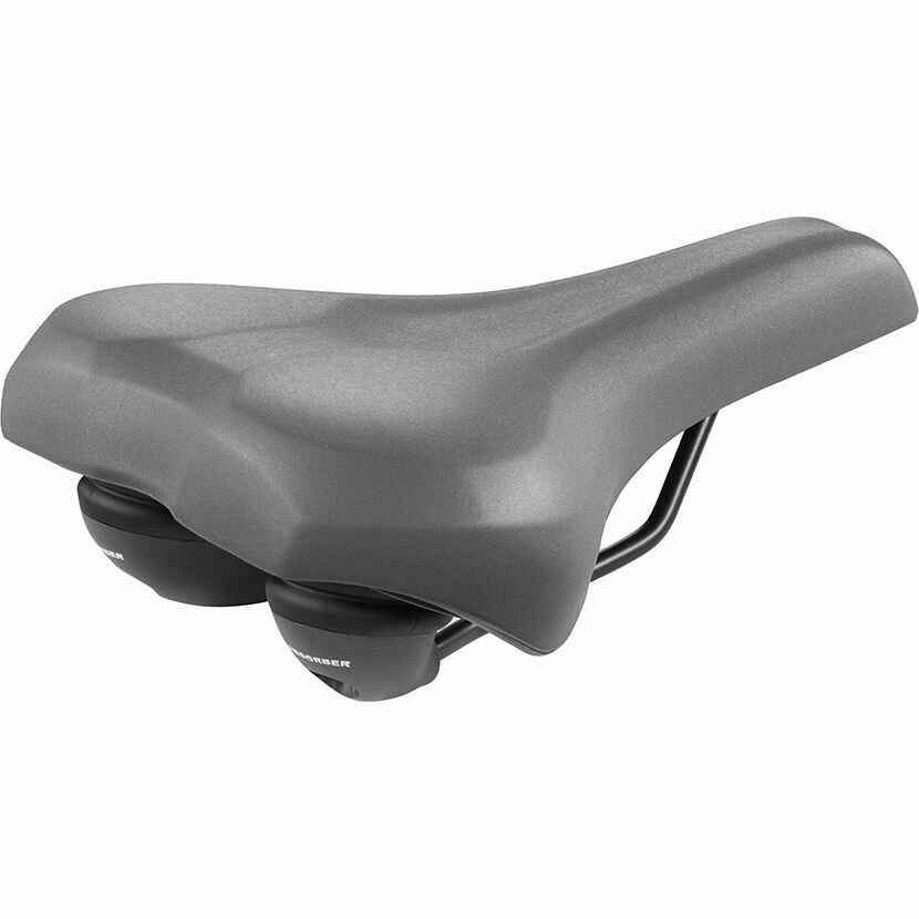 Седло Selle Monte Grappa "Mya Ebike", эластомерный демпфер, 260х205 мм, серое