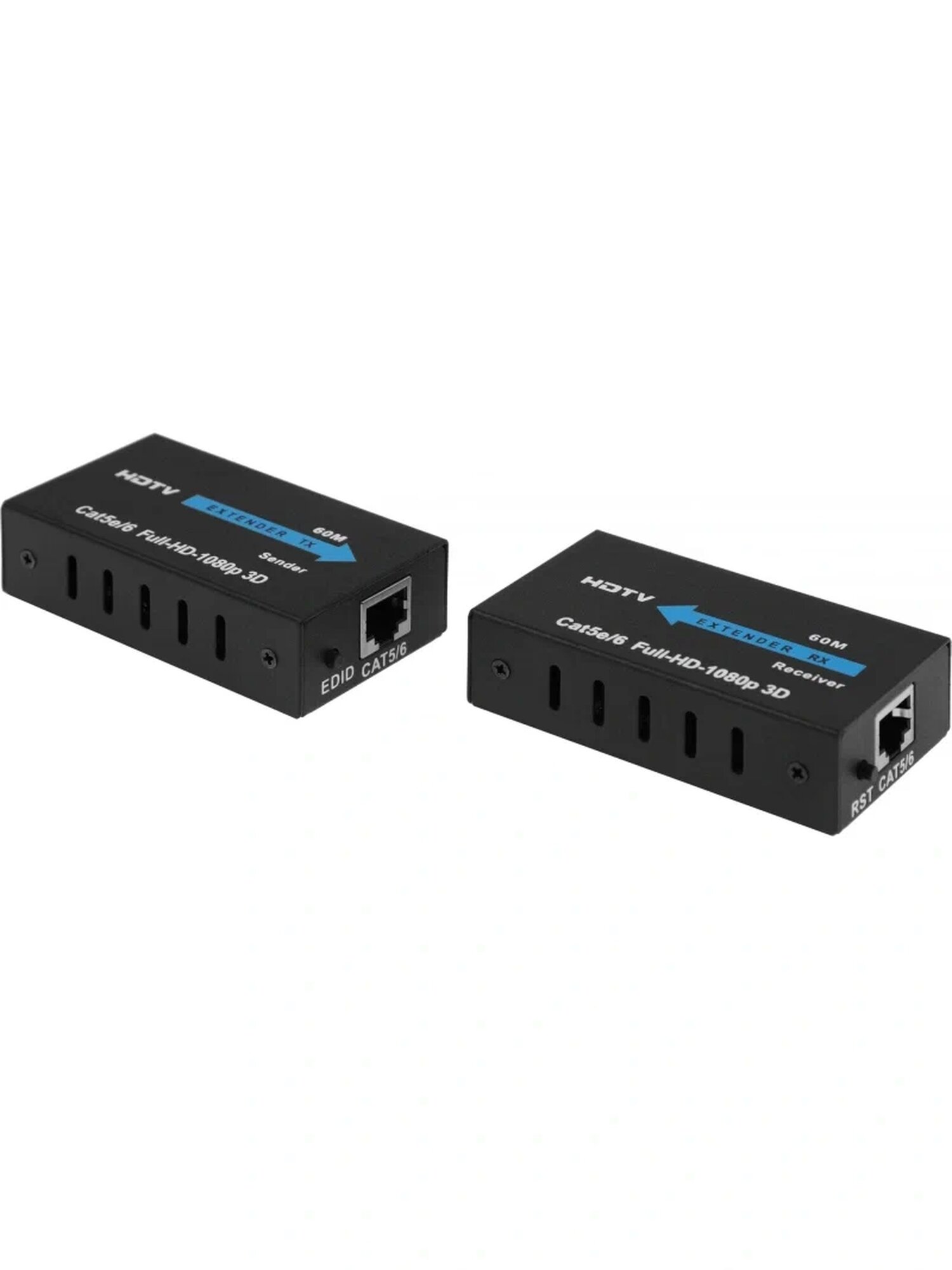 Адаптер Premier 5-877 HDMI (f)/RJ45, ver 1.4 черный