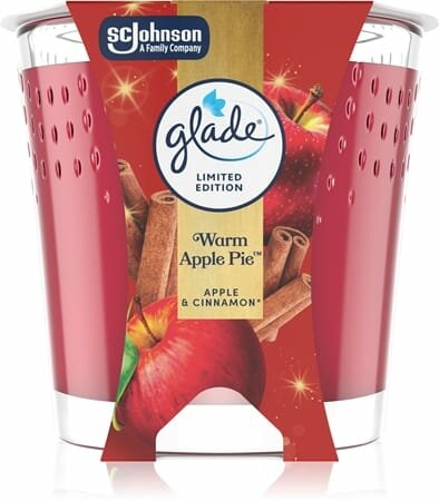 Свеча ароматическая Glade Warm Apple Pie, унисекс, 112 г