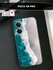 Чехол на Poco X8 Pro / Поко X8 Про с принтом Бирюзовые волны