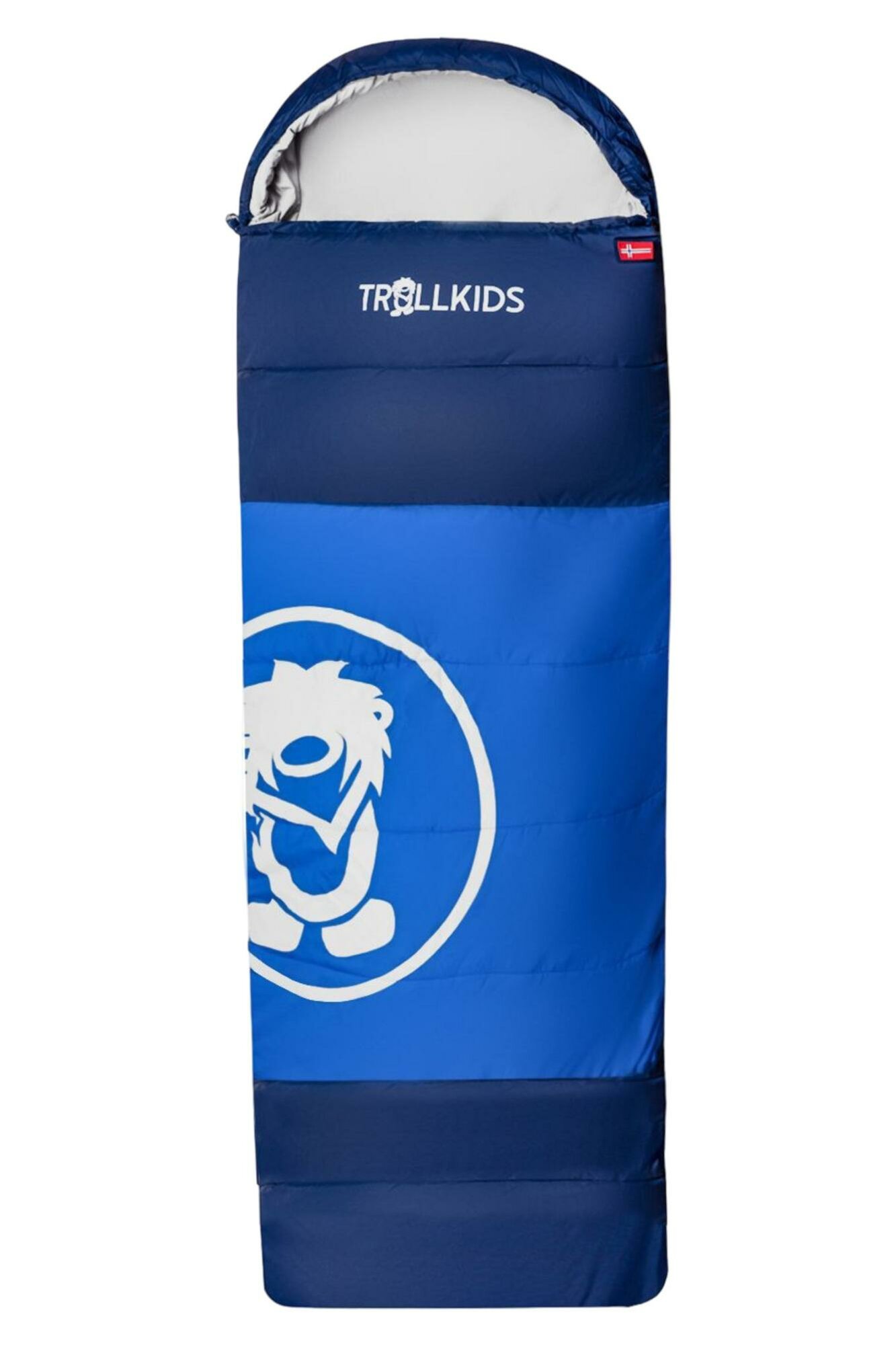 Детский спальник Trollkids Midnight Sun Dreamer Navy/Medium Blue (см:130-170)