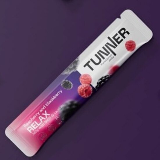 Витаминное желе Tunner RELAX со вкусом Малина и ежевика 20 гр
