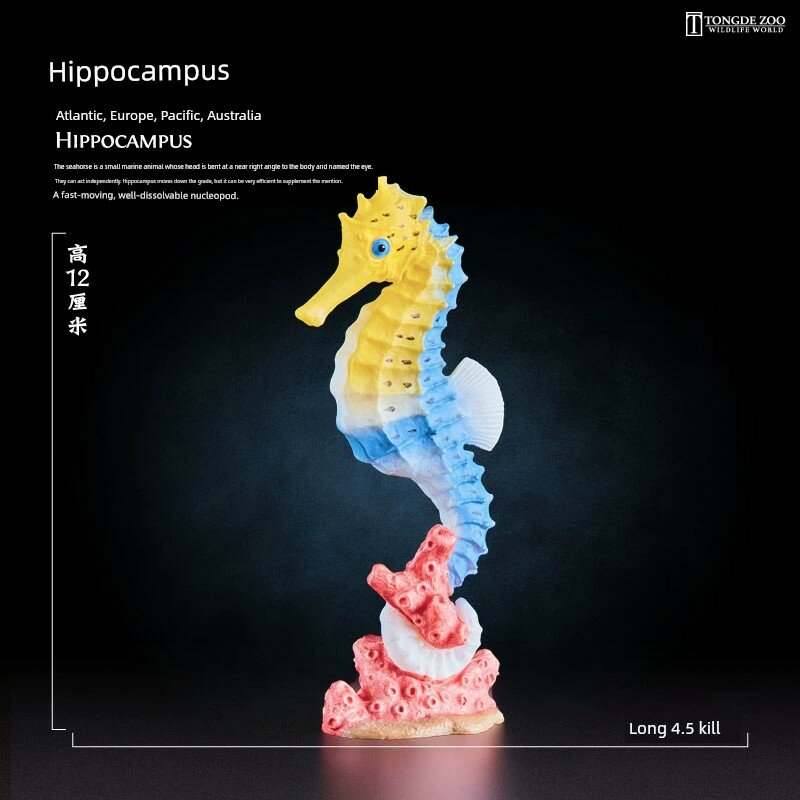 Реалистичные модели морских животных: акула, кит, дельфин, пингвин, черепаха, краб — фигурки для детей морской конек