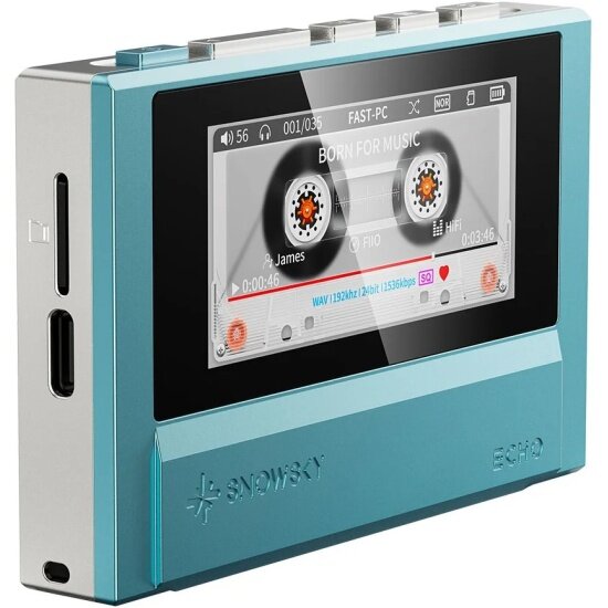 Цифровой плеер Fiio Snowsky Echo, голубой