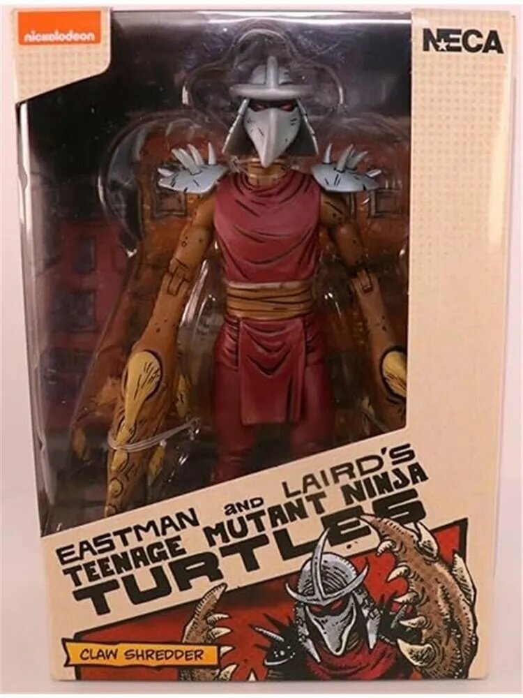 Фигурка NECA TMNT Mirage Comics Series Action Figures Claw Shredder - 7.0 Inches (Подвижные суставы, сменные кисти рук, детализированная броня, высокая детализация)
