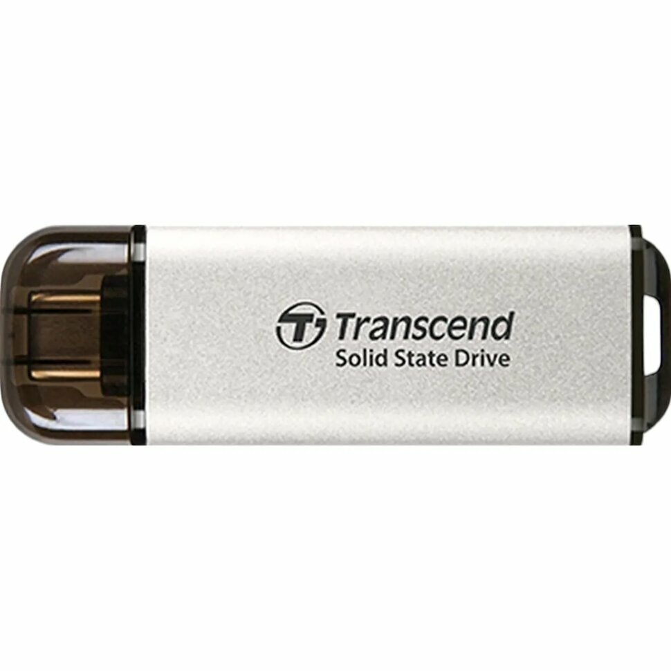 Портативный SSD Transcend ESD300 (TS512GESD300S) 512GB/USB 3.2/серебр, 1924143