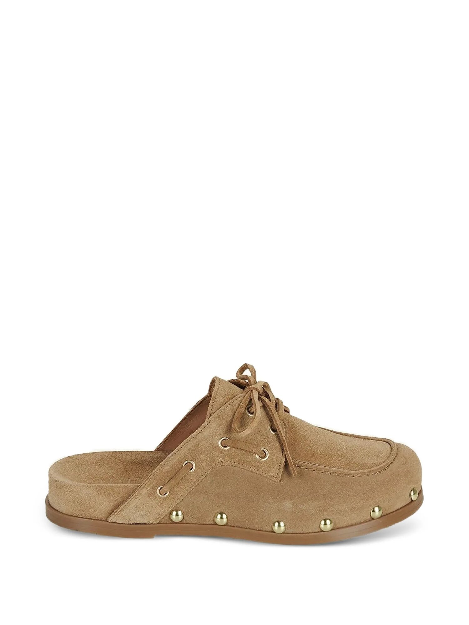 Мюли Stud-embellished lace-up mules