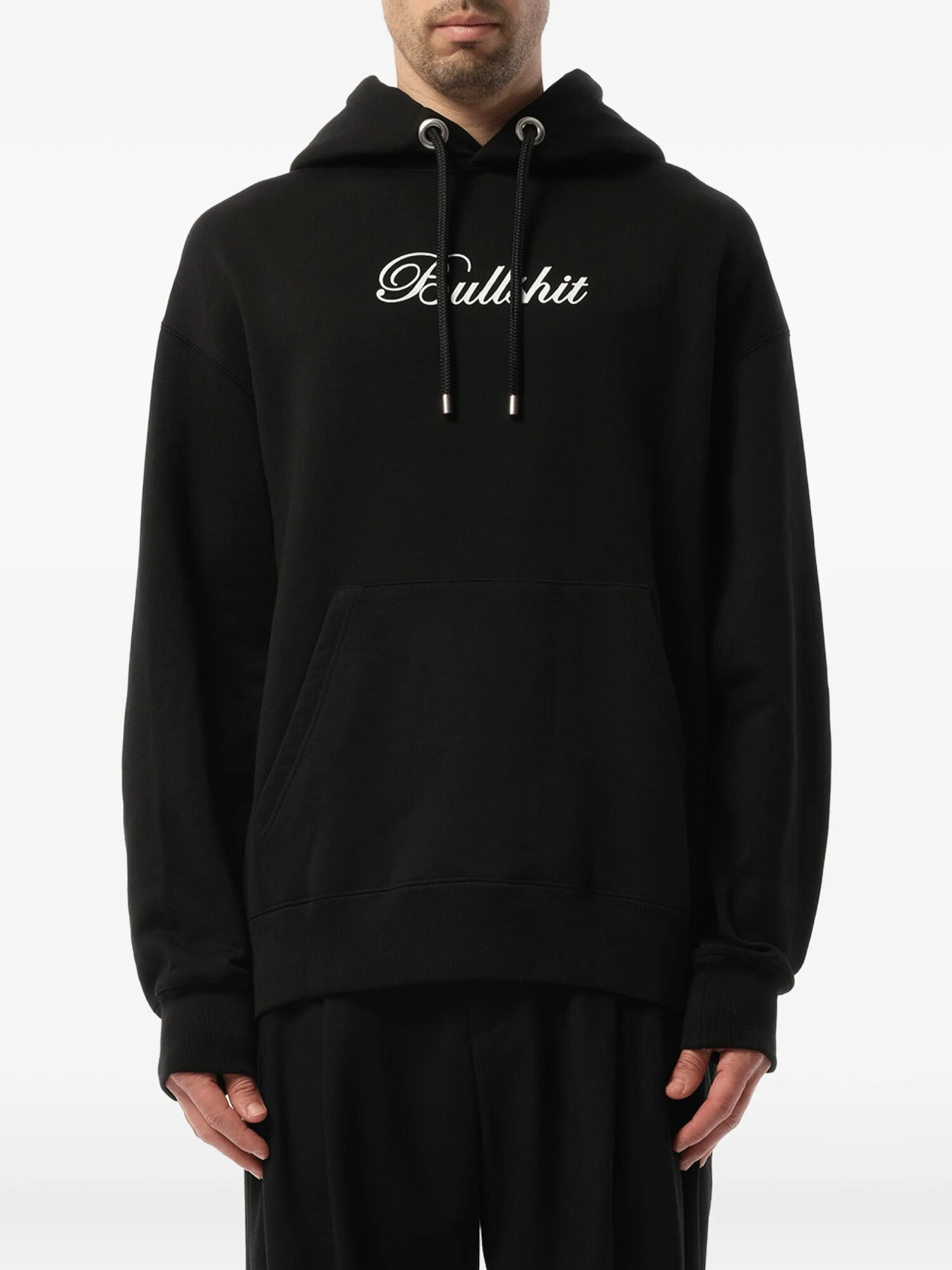 Худи Skull-print drawstring hoodie