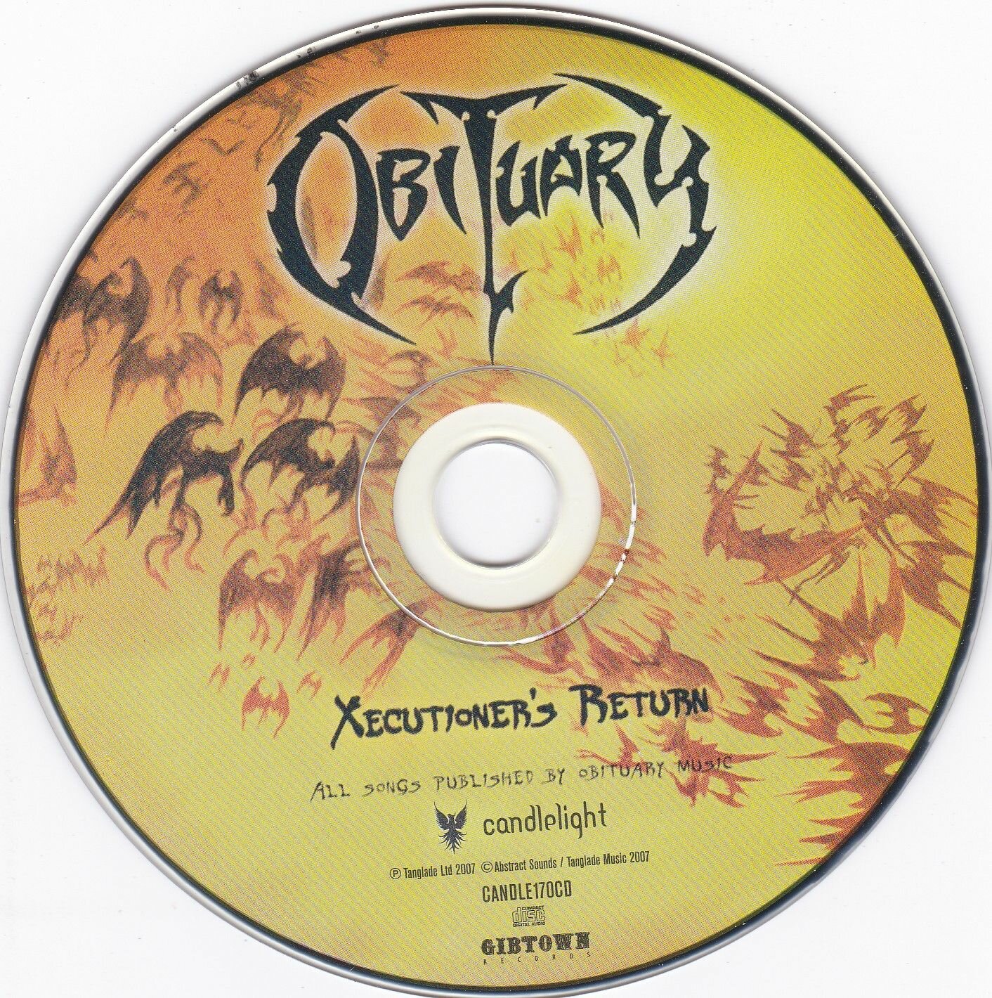 Obituary - Xecutioner's Return, 2007, 8-page, CD-Аудио — фото 1