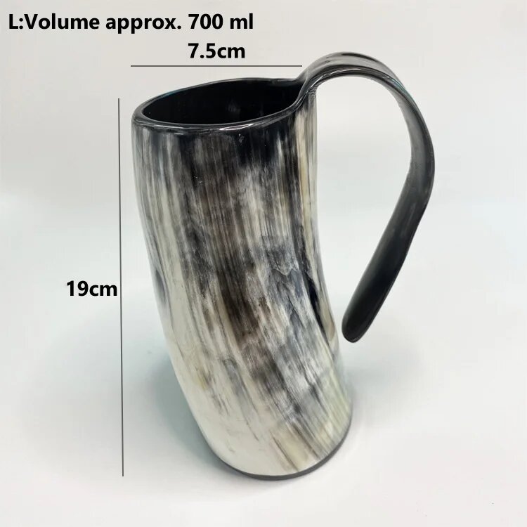 Кружка-рог из бычьего рога 700ml