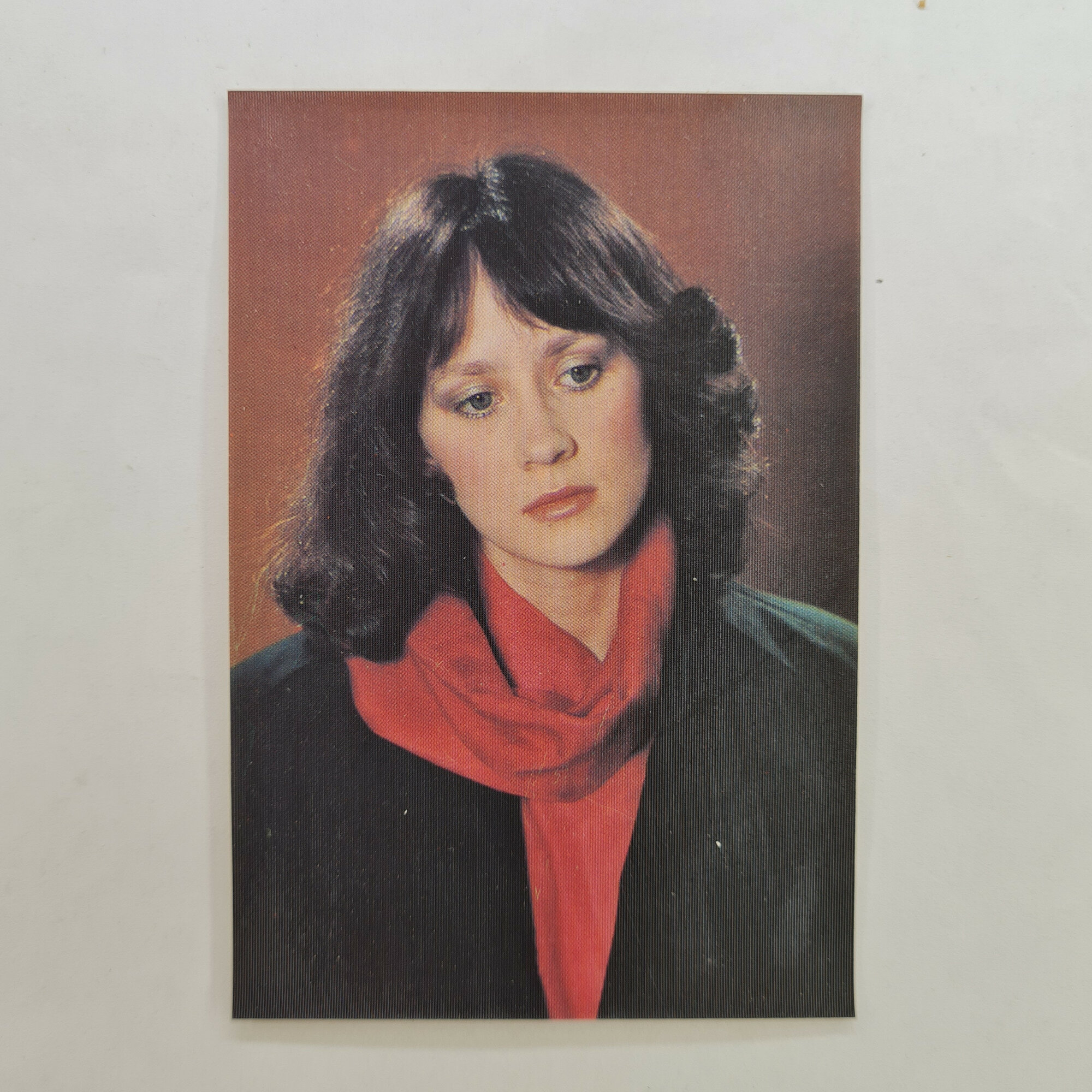Карманный календарик 1992. Актриса Ирина Шмелева, портрет, кино. Календарь винтажный