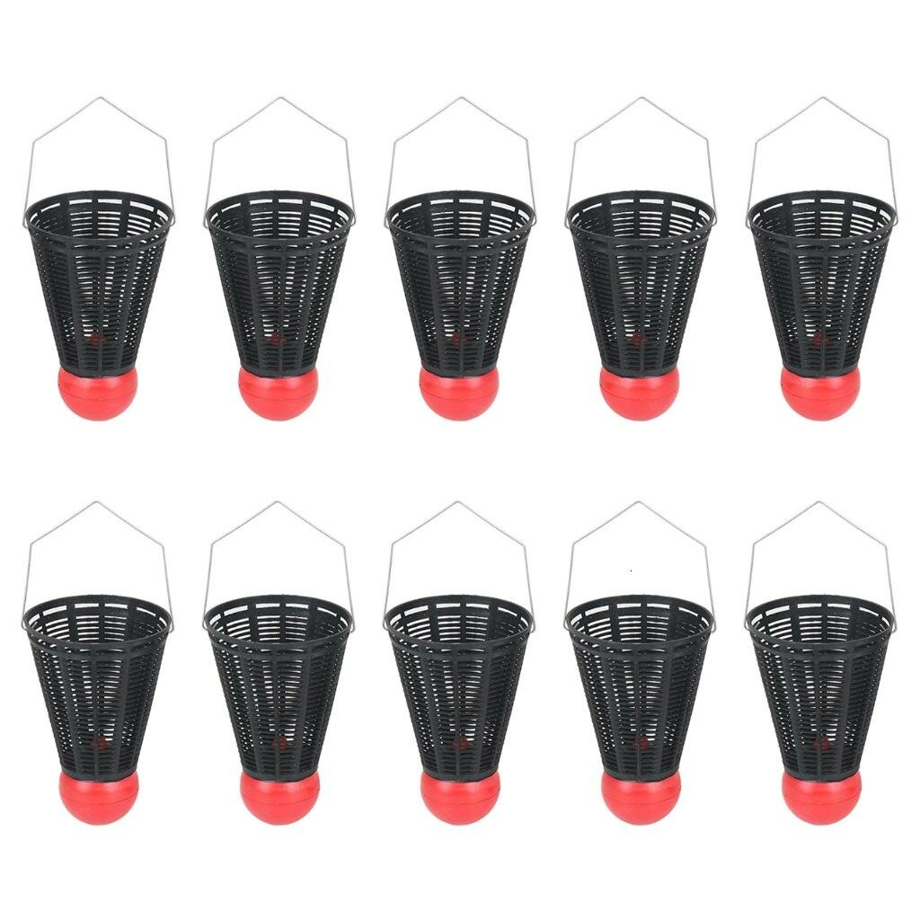 10 шт. кормушка для рыбалки с метателем, L