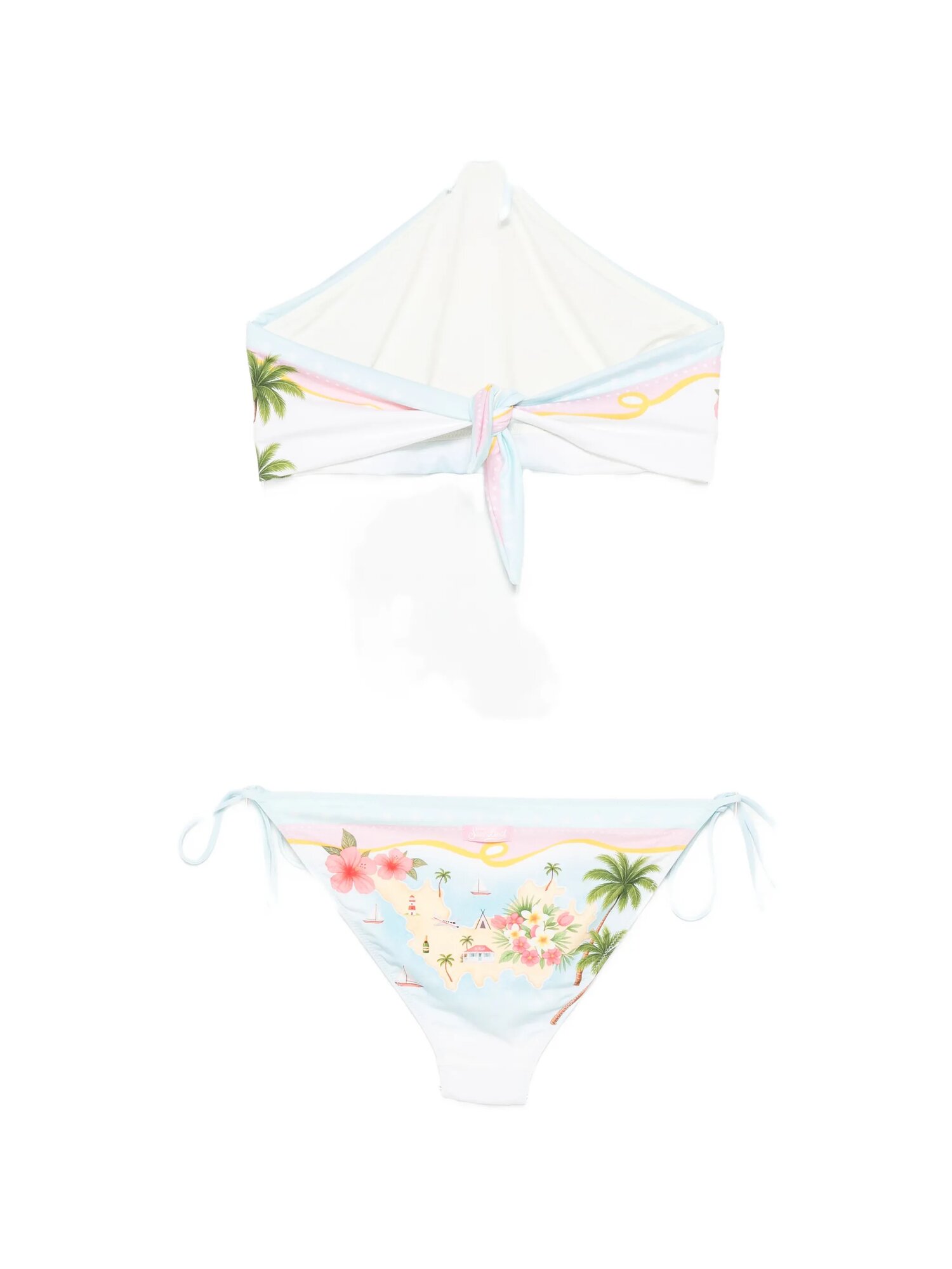 Купальник MC2 Saint Barth Graphic-print halterneck bikini, размер 42 — фото 1