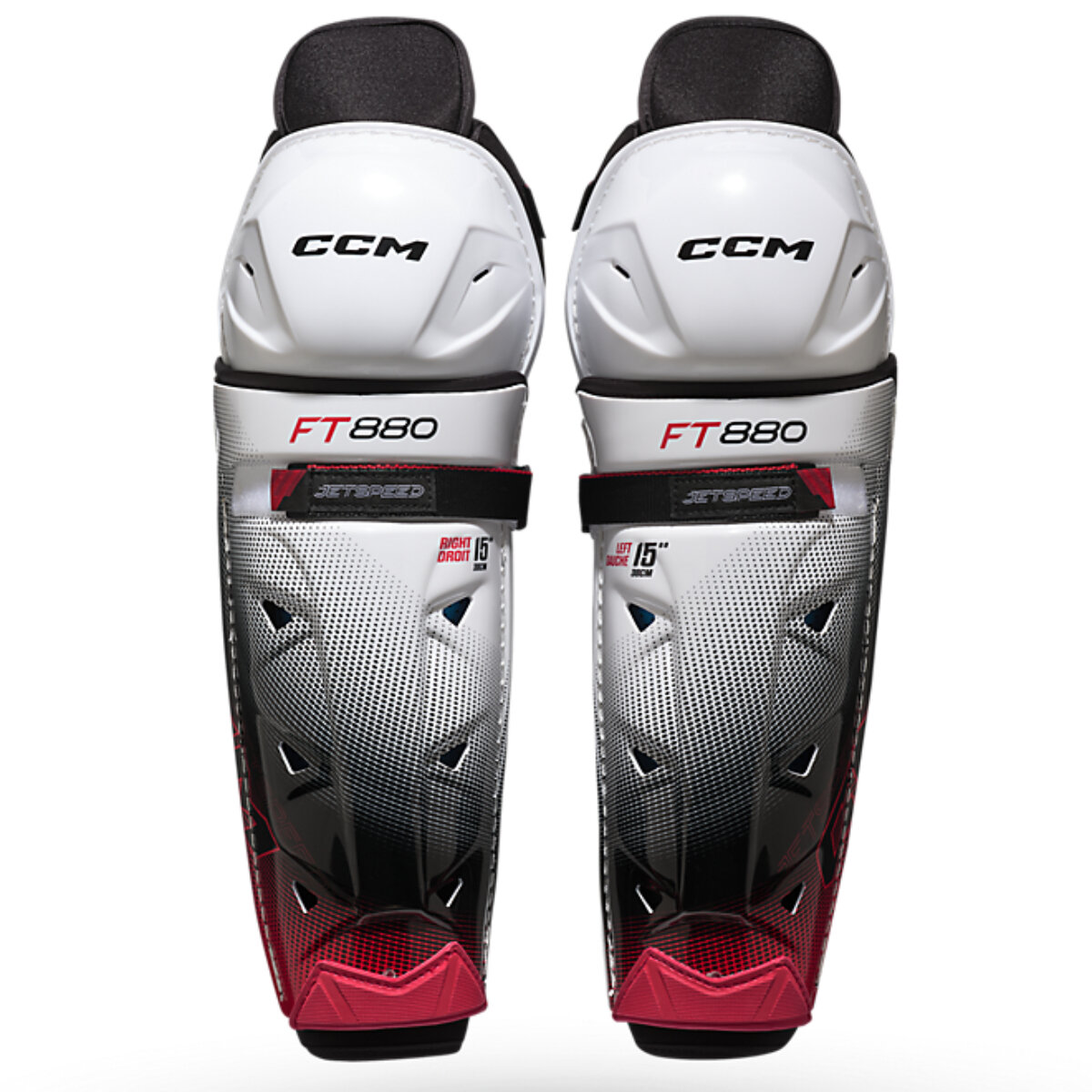 Щитки хоккейные полевого игрока CCM JetSpeed FT880 JR (13" (45-48 см))
