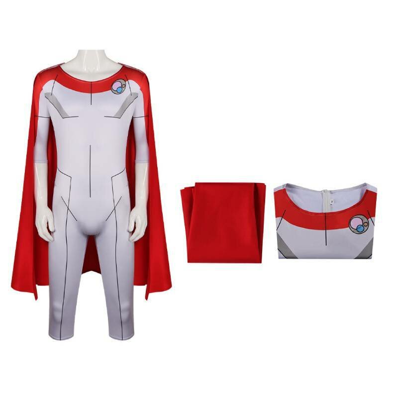 Костюм косплей invincible character themed для аниме и комикс мероприятий серо-красный л
