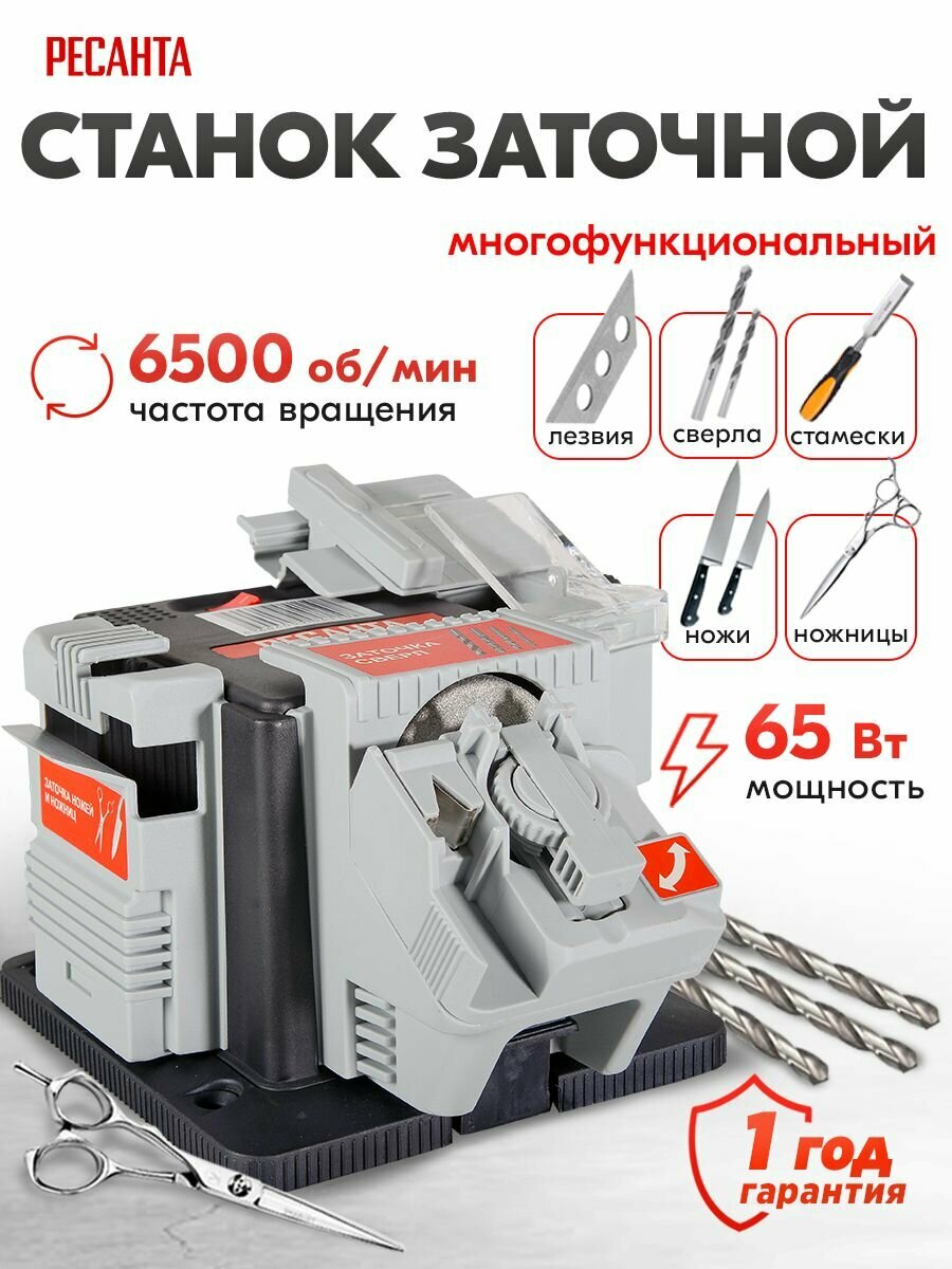 Станок заточный многофункциональный СЗМ-10/65 Ресанта