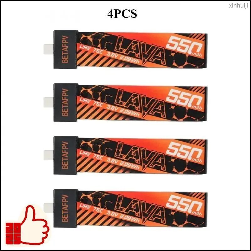 LAVA 1S 550mAh 75C Аккумулятор (4 шт.)
