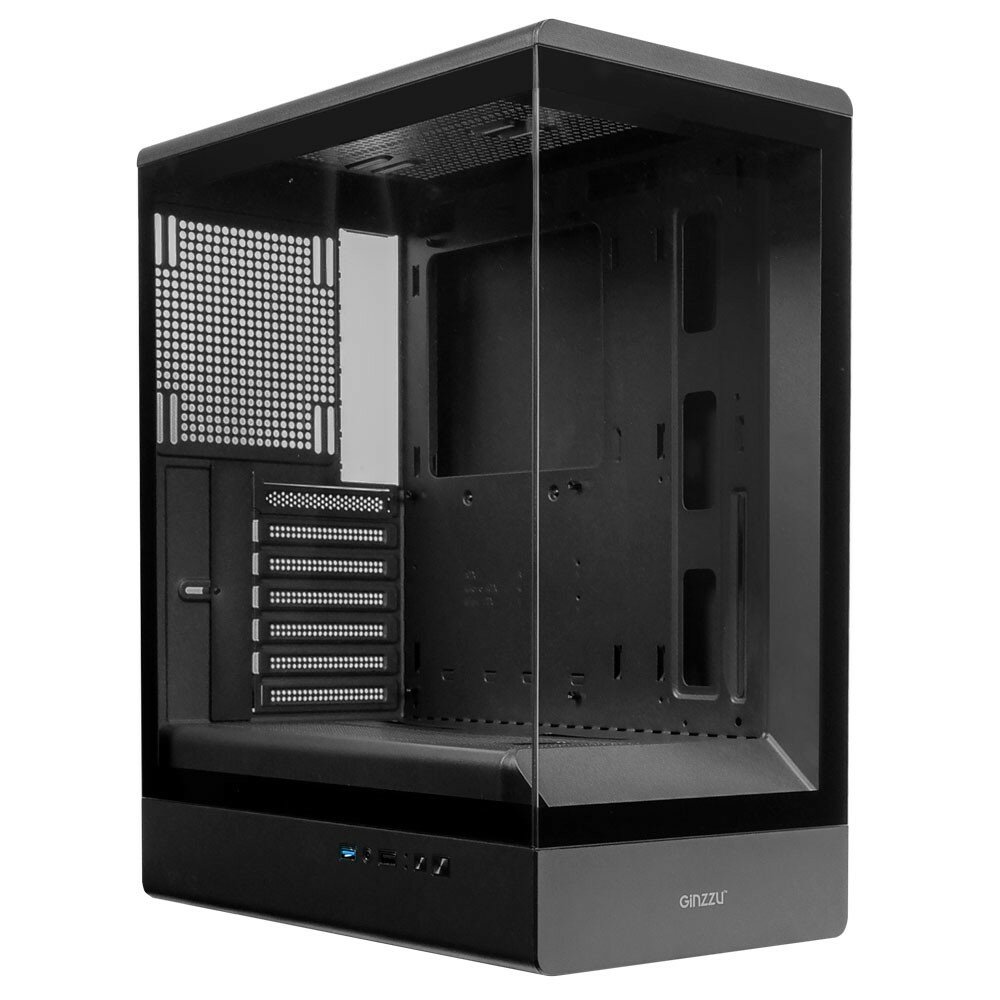 Корпус для ПК Ginzzu сталь 0.6 мм ATX 2 USB без БП