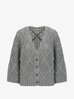 Свитер Perforated-knit bead-embellished sweater