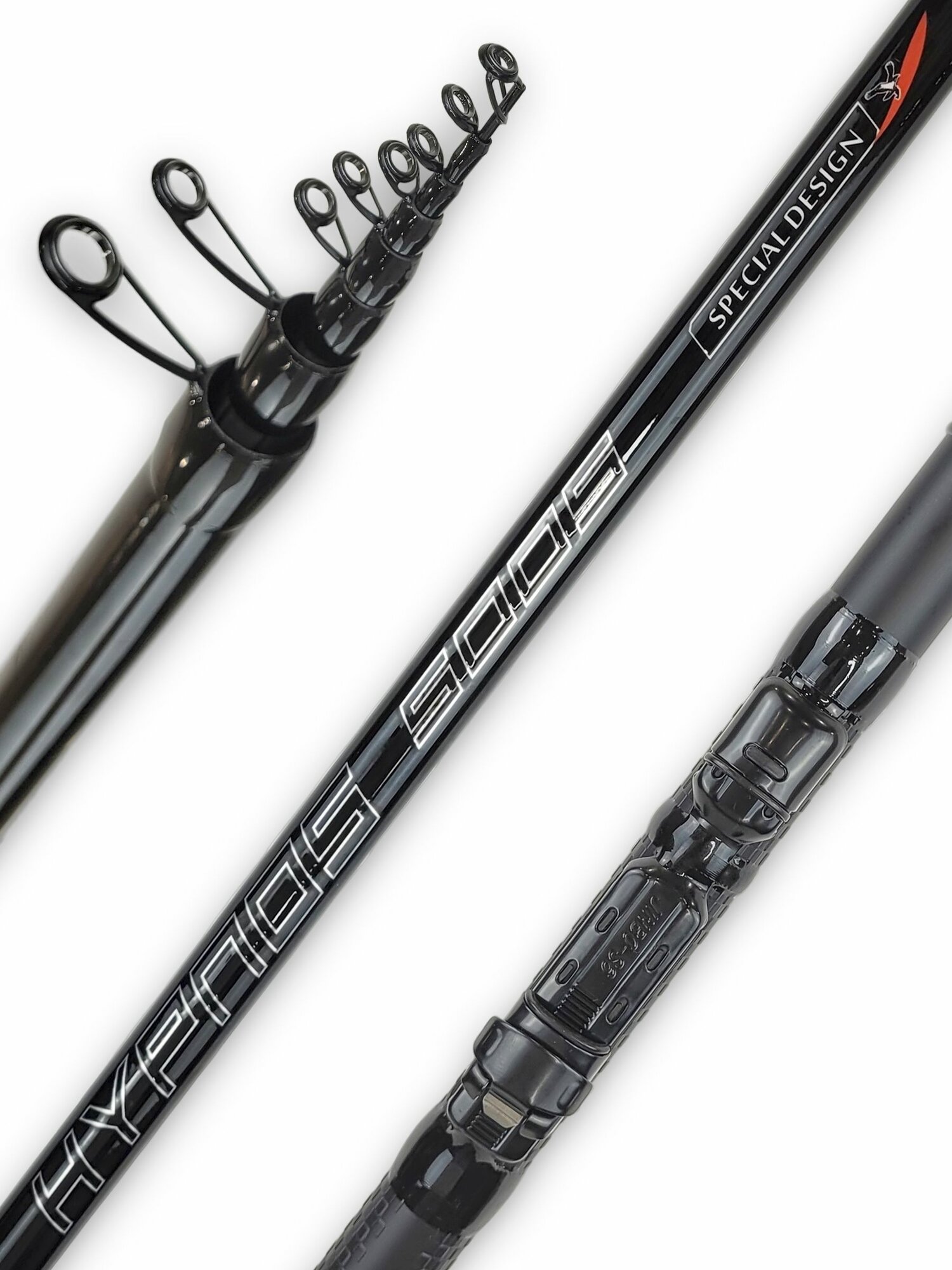 Удилище болонское FISH CRYSTAL "HYPNOS BOLO", длина 7 м (20-50Gr) CARBON 30T+40T