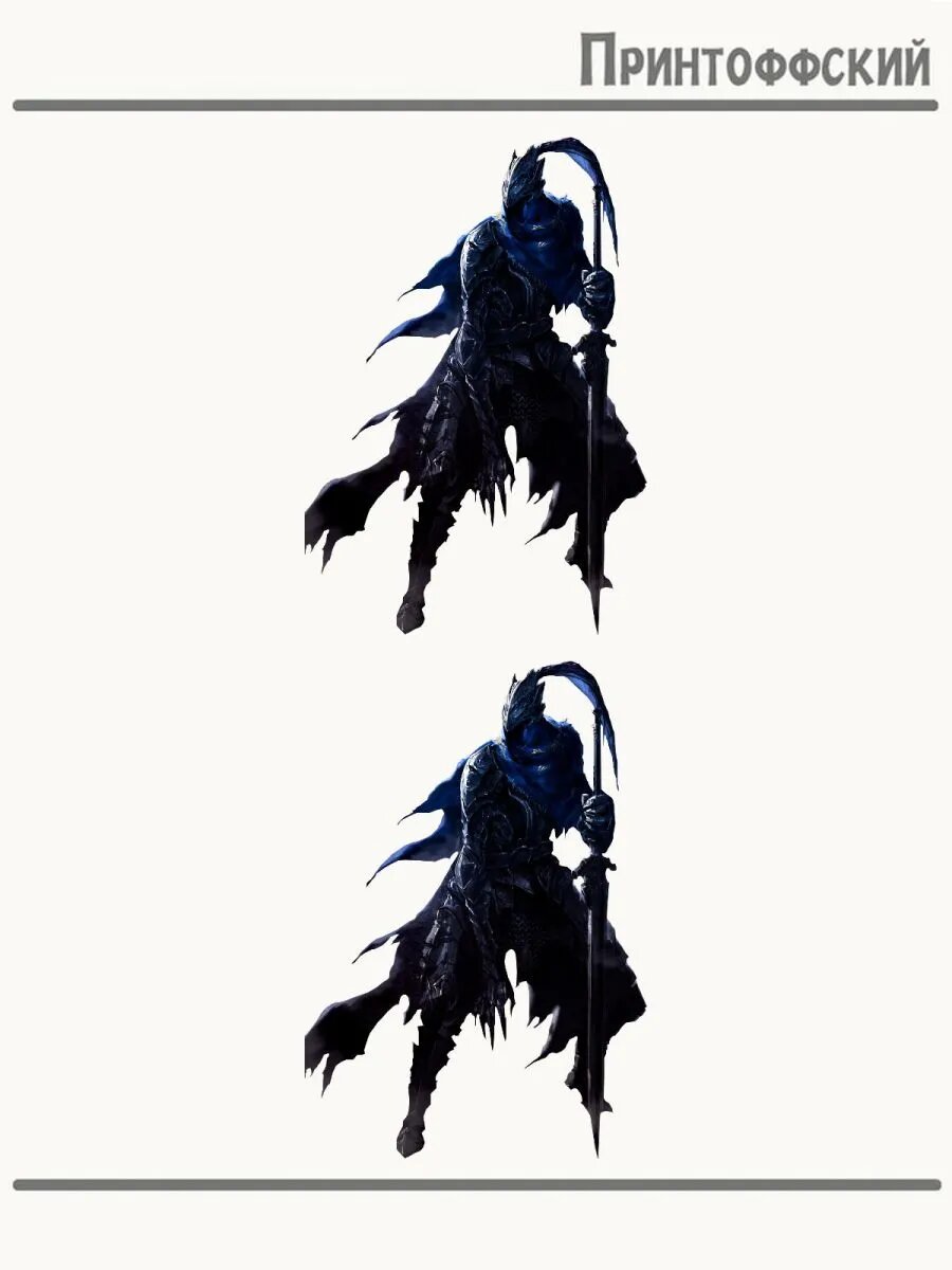 2-е (Две) Термонаклейки Dark Souls