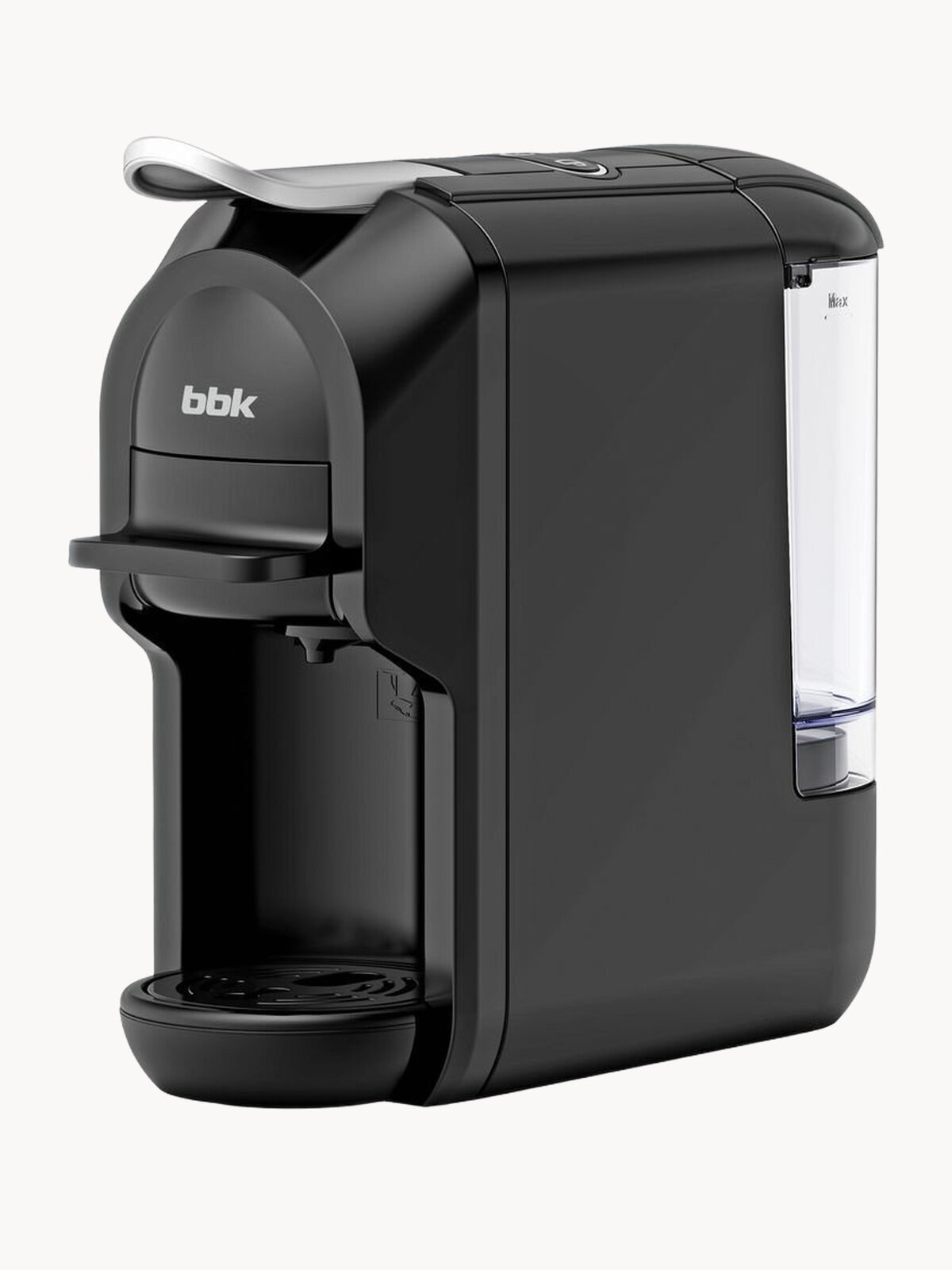 Кофеварка капсульная 3 в 1 BBK BCM1506 черный/серебро, 19Бар, емкость резервуара 0.6 л, 1450Вт