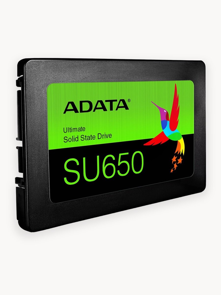 Твердотельный диск 512GB A-DATA Ultimate SU650, 2.5", SATA III, [R/W - 520/450 MB/s] 3D-NAND TLC