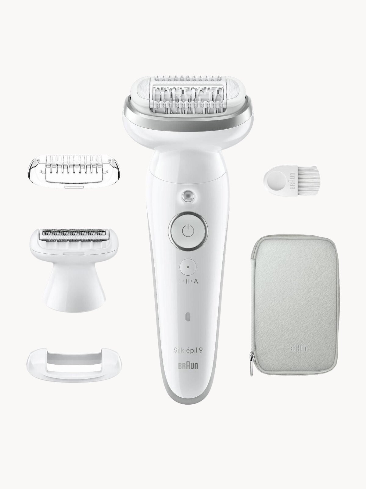 Электрический эпилятор Braun Silk Epil 9 9-011 SE 9-011, для сухого и влажного типа эпиляции, 1 насадка, 2 скорости